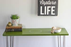 DIY Hairpin Leg Entryway Table