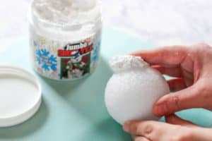 How to Make Sparkle Snow Texture Balls